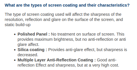 A Popular Anti-Glare Coating Reduced Sharpness & Brightness - And Can ...