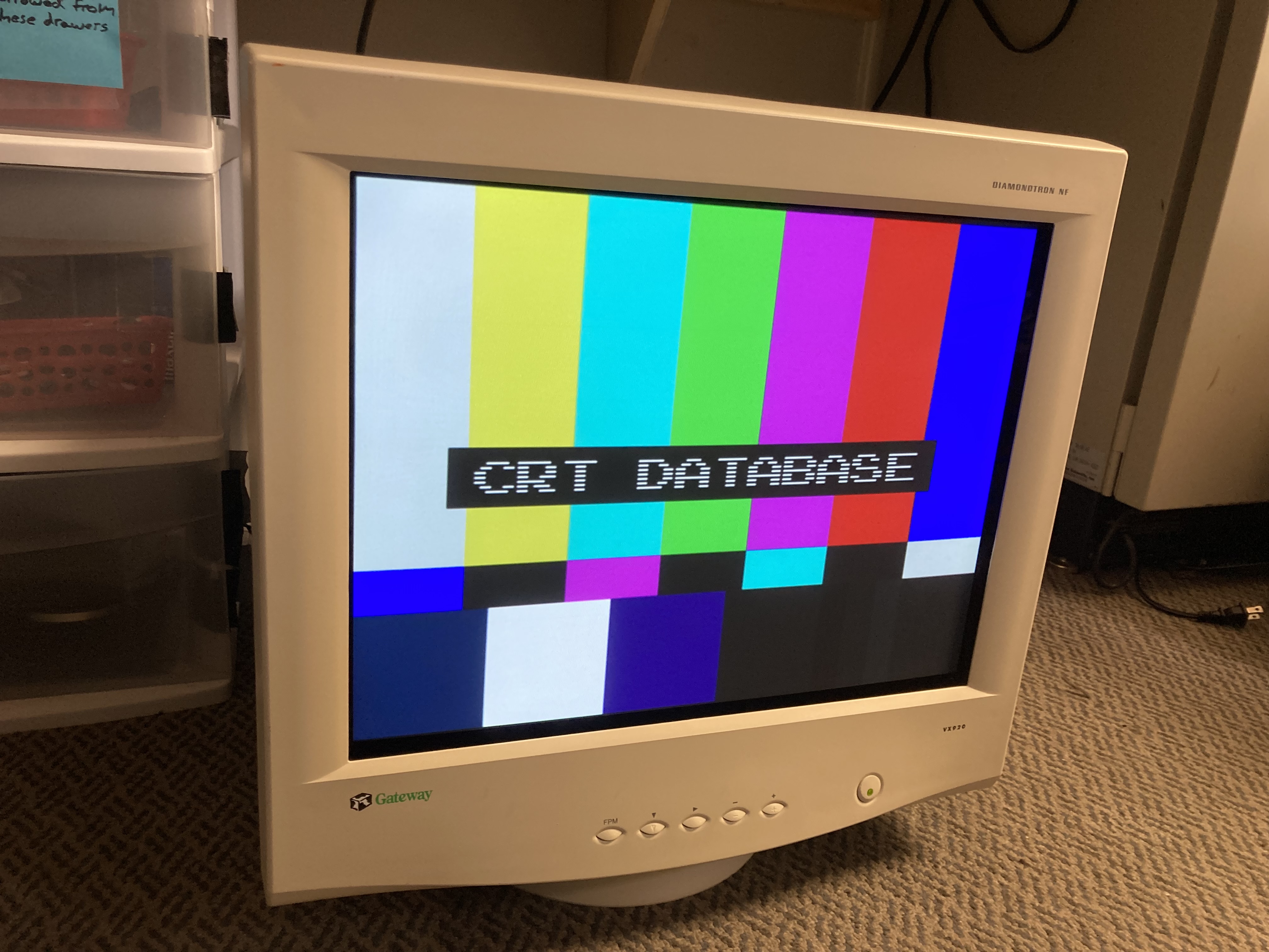 Gateway VX920 | CRT Database