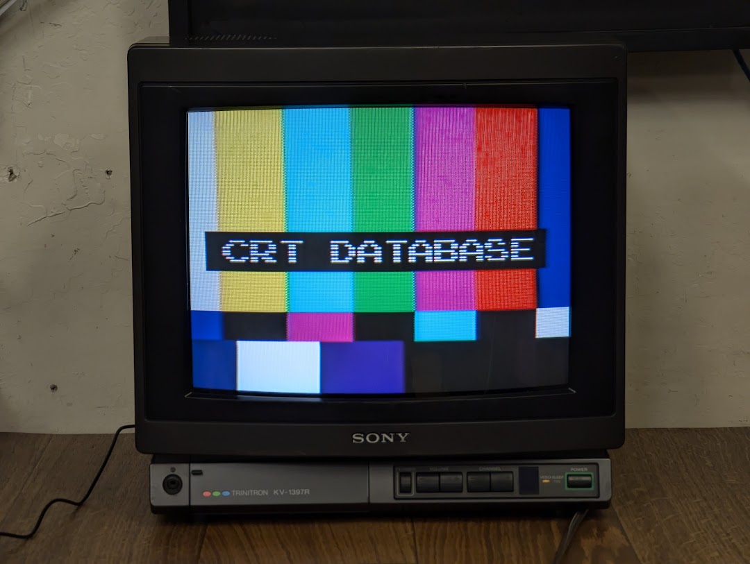 Sony KV-1397R | CRT Database