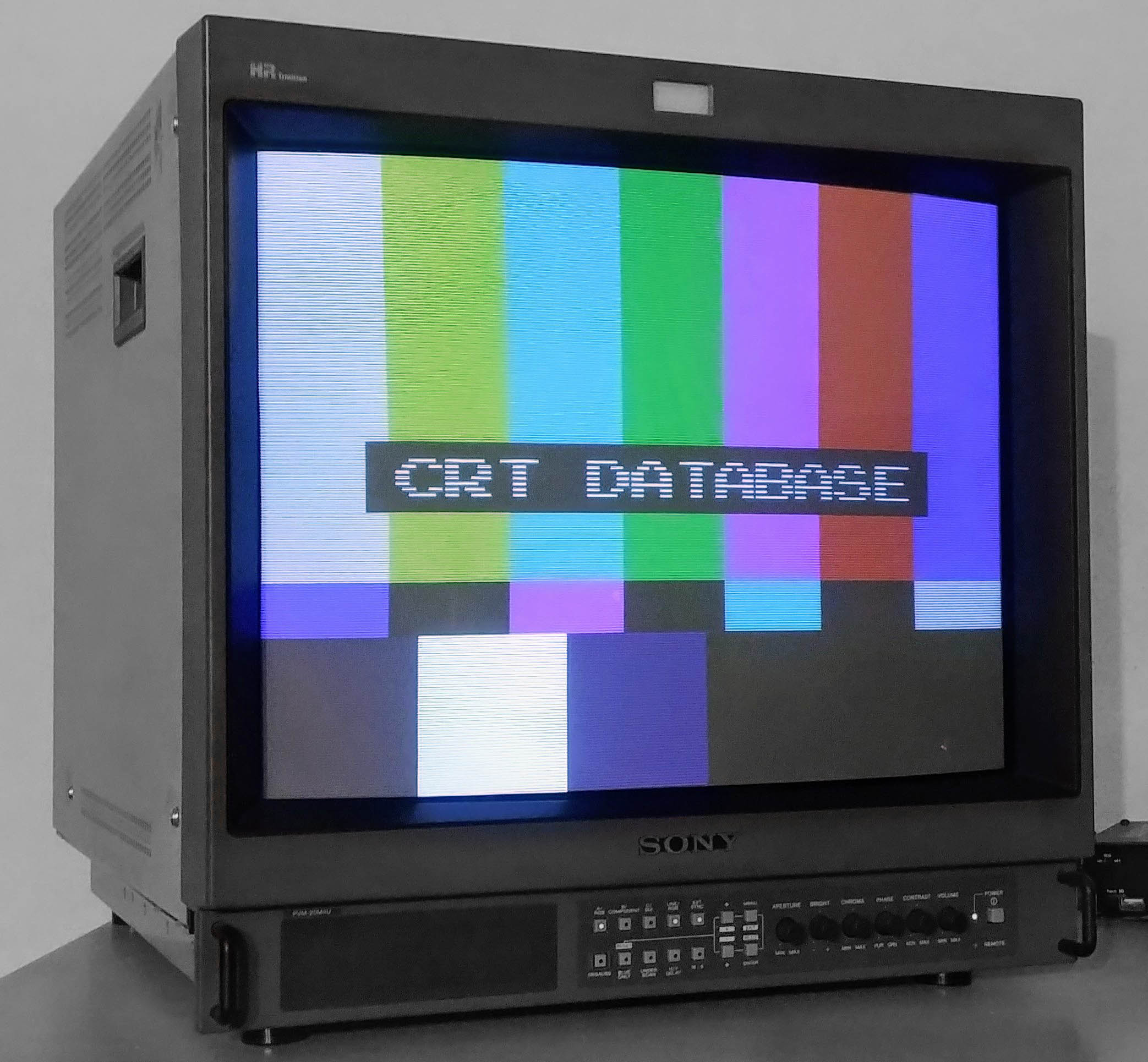 Sony PVM 20M4U CRT Database