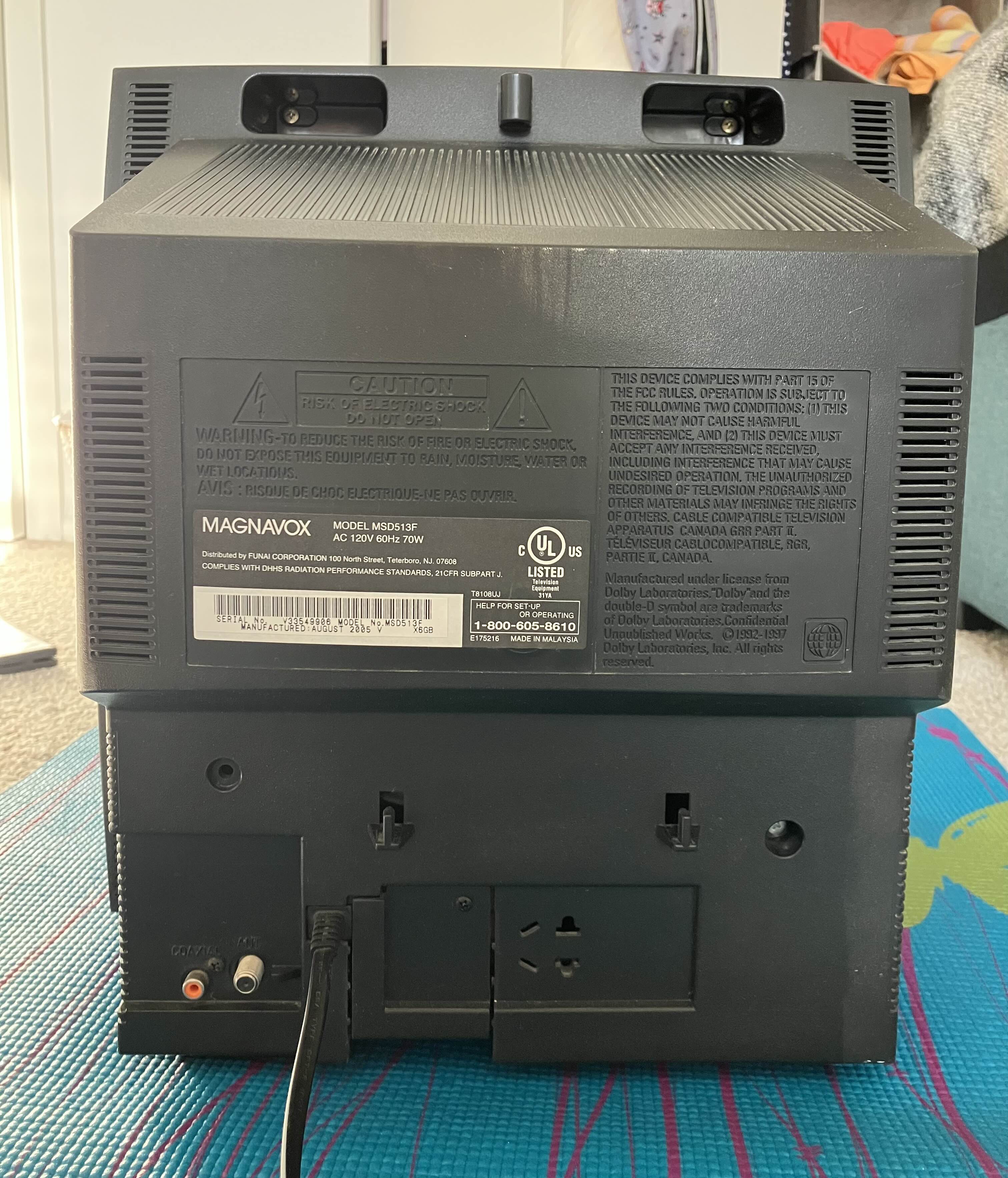 Magnavox MSD513F | CRT Database