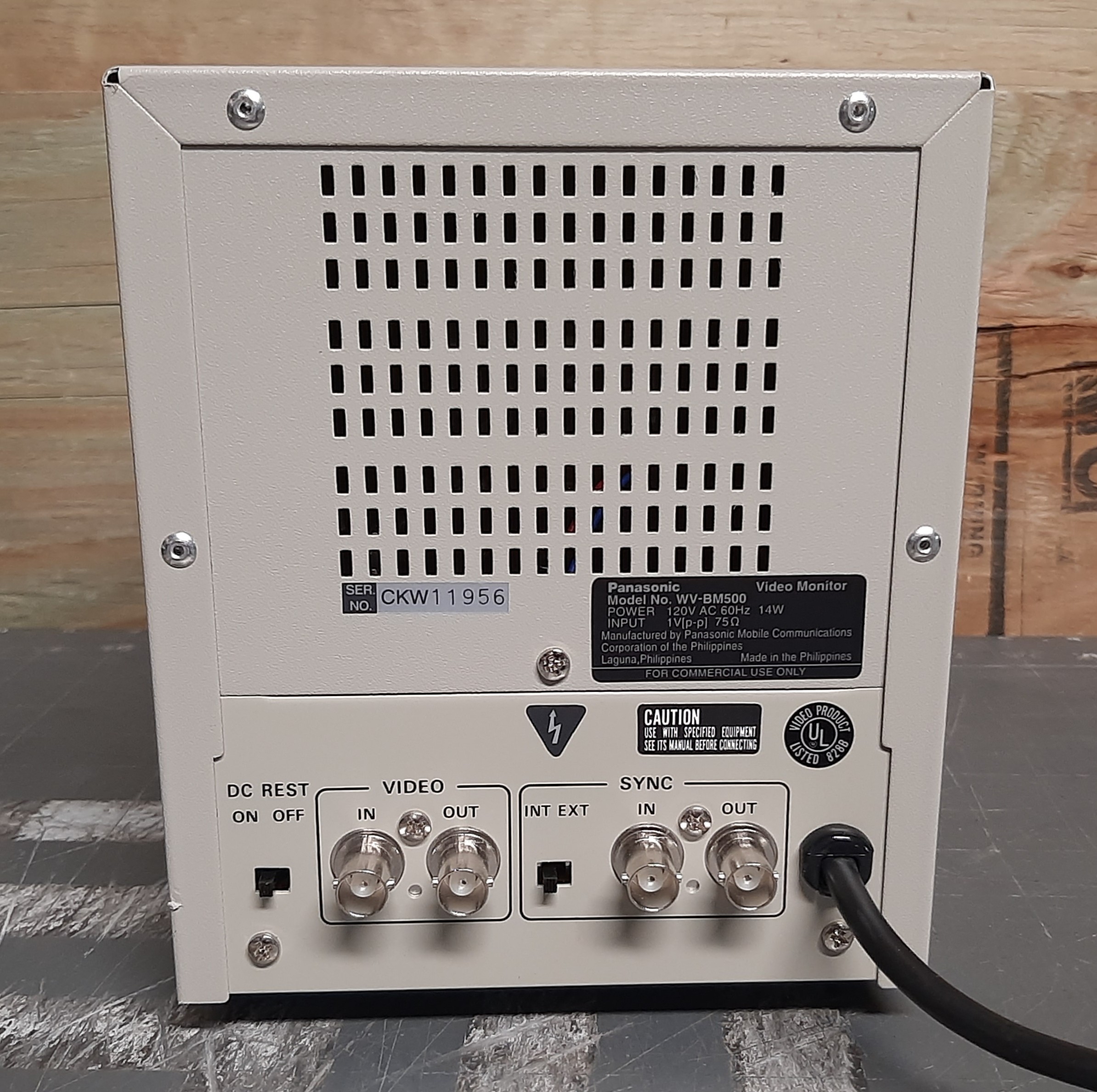 Panasonic WV-BM500 | CRT Database