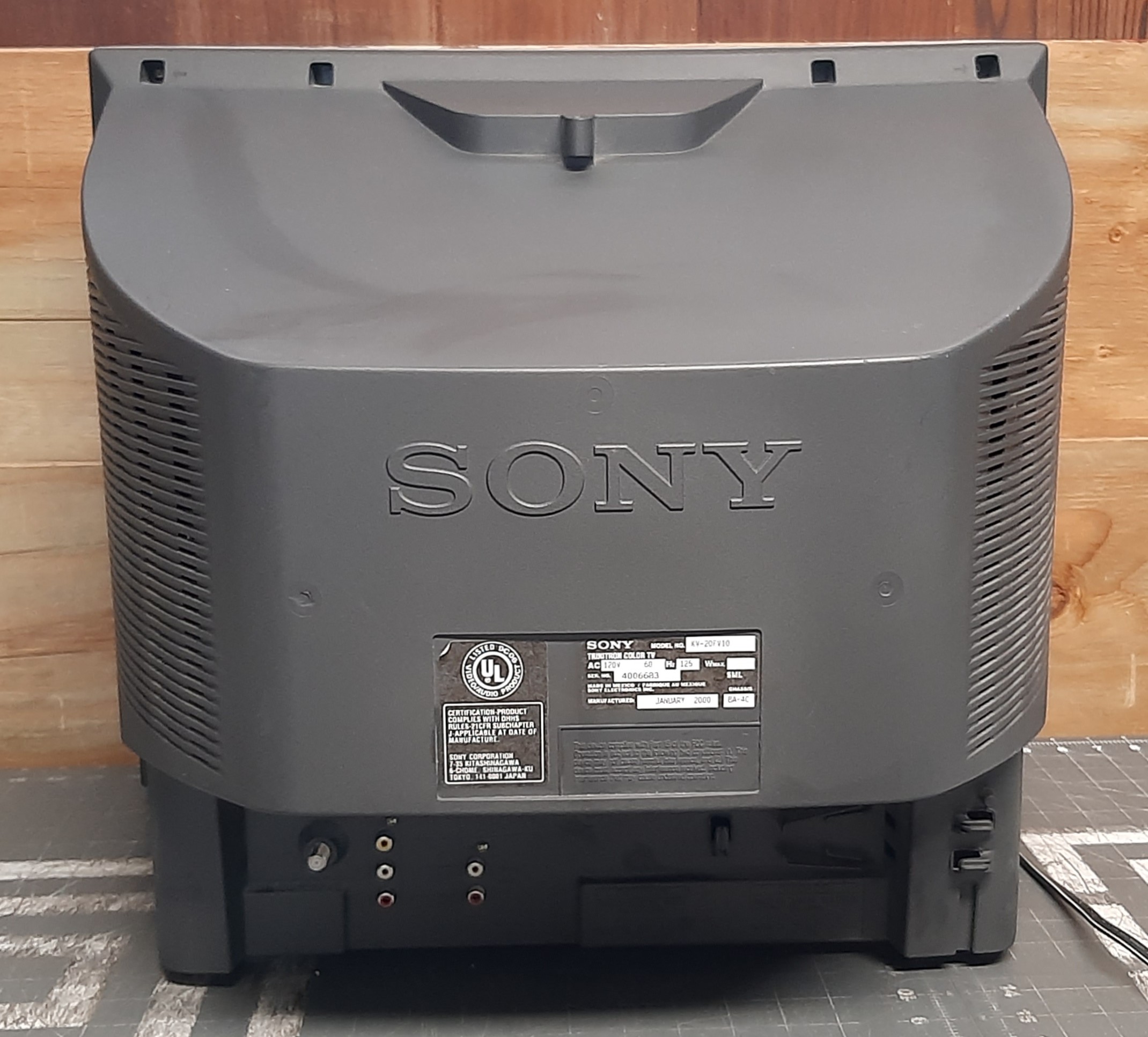 Sony KV-20FV10 | CRT Database